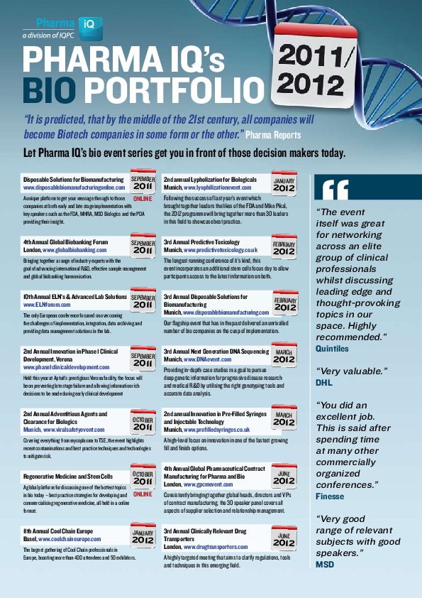 Pharma Events Flyer