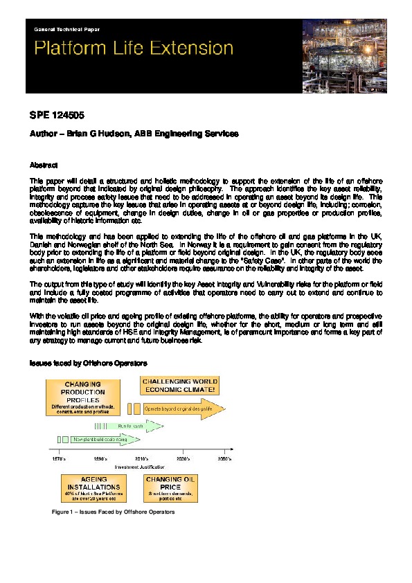 Platform Life Extension