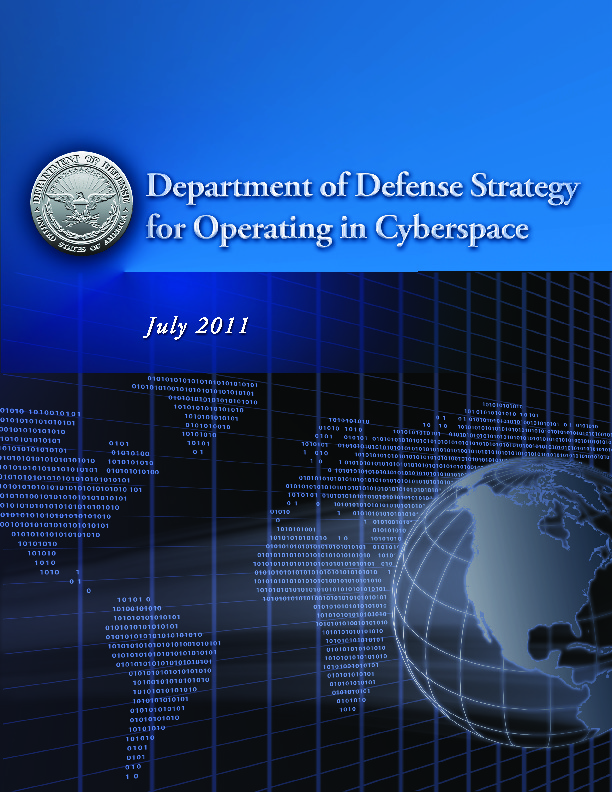 US Department of Defense Strategy for Operating in Cyberspace